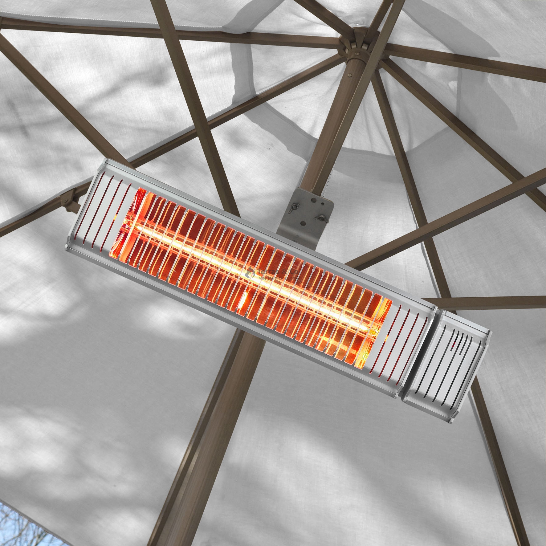 Parasol / wall / patio heater Golden 2000 Amber Smart - Terras&Co
