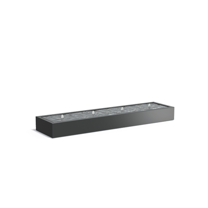 Watertafel | Aluminium | Hoogte 40 cm | 400 x 100 cm - Terras&Co