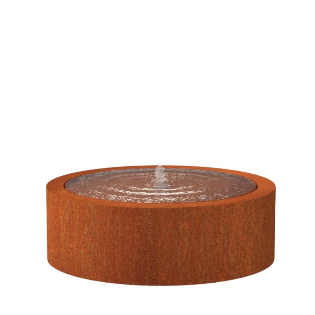 Enjoywater | Watertafel | Cortenstaal | Hoogte 40 cm | 140 cm Ø